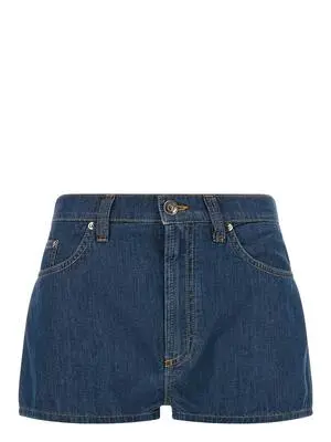 VERSACE VERSACE Chambray Denim Shorts