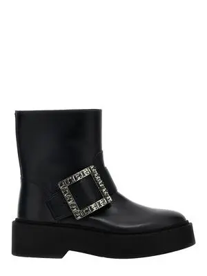 ROGER VIVIER 'viv Rangers' Ankle Boots