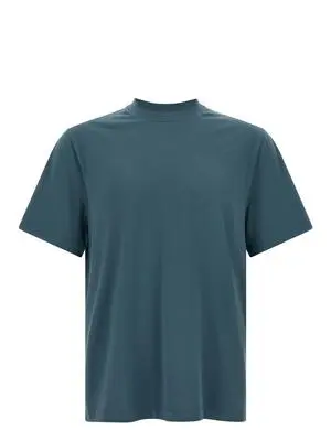 Brioni Logo Embroidery T-shirt Blue
