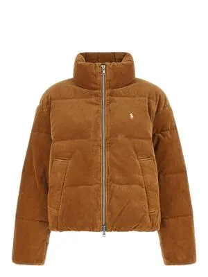 Polo Ralph Lauren Corduroy Down Jacket - Brown