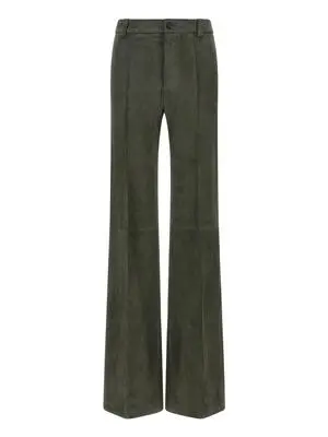 STOULS STOULS Suede Lizzy Bootcut Trousers