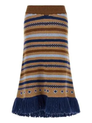 Alanui Sweet Winter Skirt - Multi