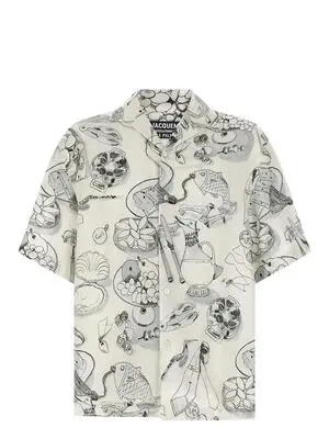 Jacquemus La Chemise Cocktail' Shirt - White/black