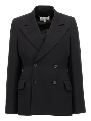 MAISON MARGIELA MAISON MARGIELA Wool Double-Breasted Blazer