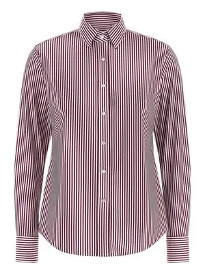 XACUS Sarakt Active Line Shirt - Bordeaux