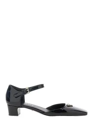 PRADA Logo Patent Pumps