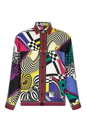 Versace Teatro Silk Shirt - Multi