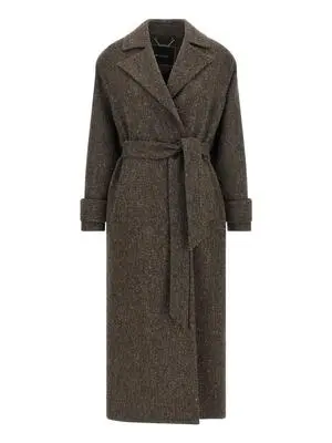 KITON KITON Chevron Wool Overcoat
