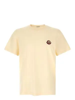 Moncler Logo Patch T-shirt - White