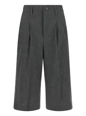 AMI Paris Carrot Bermuda Shorts - Gray