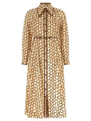 Zimmermann Chemisier Midi Dress - Beige
