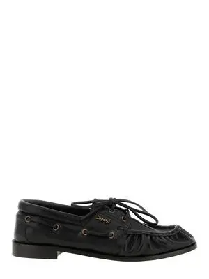 Saint Laurent Le Loafer Bateau - Black
