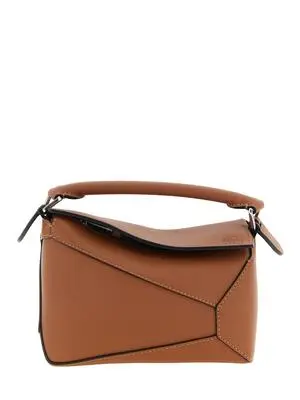 Loewe Puzzle Edge Mini Handbag - Brown