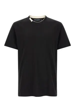 Dolce & Gabbana Double-layer Collar T-shirt - Black