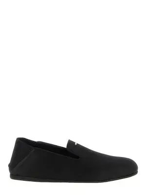 GIUSEPPE ZANOTTI Rupert Silk Blend Moccasins - Black