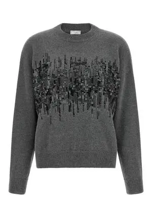 Peserico Sequin Sweater Gray