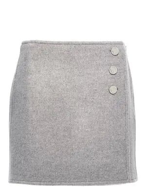 Tory Burch T Monogram' Skirt - Gray
