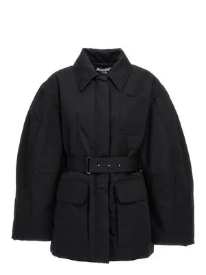 Jacquemus JACQUEMUS Le Blouson Bari Jacket Black