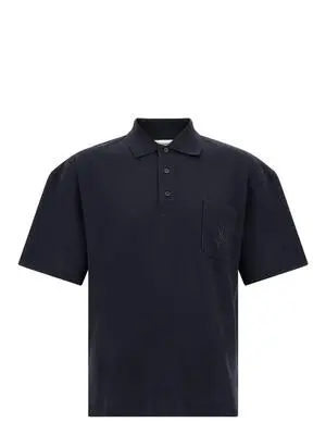 Saint Laurent Cassandre' Polo Shirt - Blue