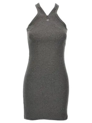COURREGES COURREGES Criss Cross 90's Mini Dress