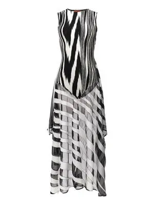 Missoni MISSONI Patterned Bodysuit White/black