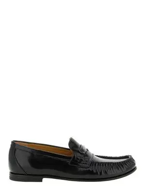Fendi Scrunch Moccasins - Black