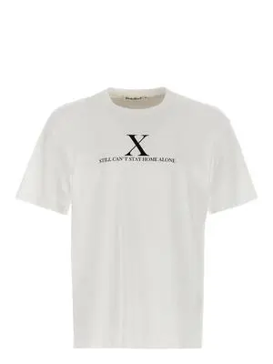 Undercover Printed Cotton T-shirt - White