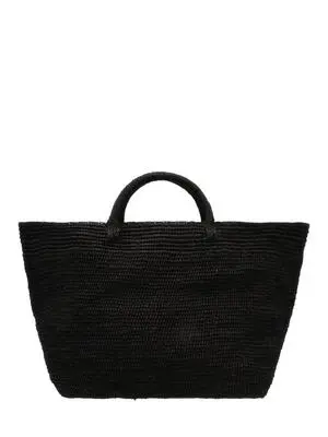 IBELIV Raffia Shopper - Black