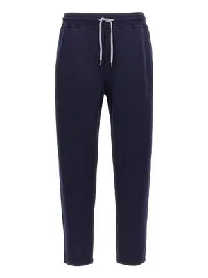 Brunello Cucinelli Cotton Blend Joggers - Blue