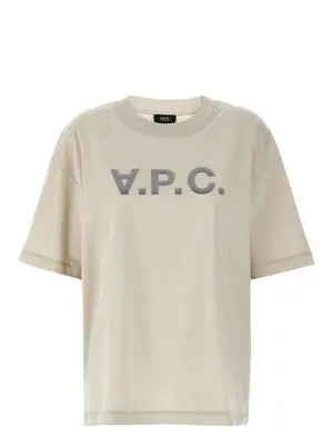 A.p.c. A.P.C. Oversize Grand VPC T-Shirt Beige
