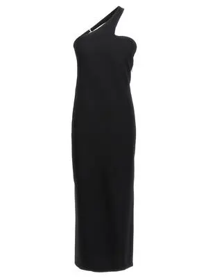 Sportmax Molise Stretch Viscose Dress - Black