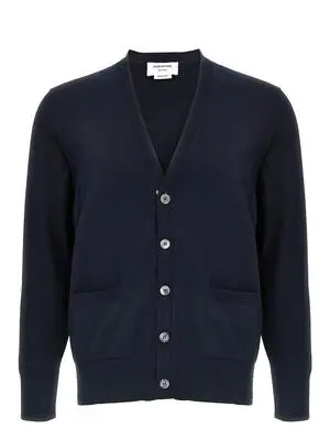 Thom Browne 4-bar Cardigan - Blue