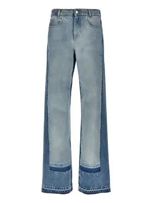 STELLA MCCARTNEY STELLA MCCARTNEY Layered Cotton Denim Jeans