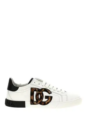 Dolce & Gabbana DOLCE & GABBANA Portofino Leather Sneakers Multi