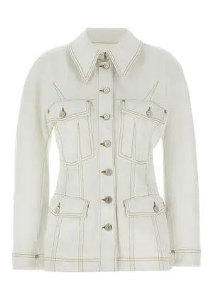 Givenchy Denim Jacket - White