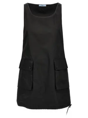 PRADA PRADA Re-Nylon Mini Dress