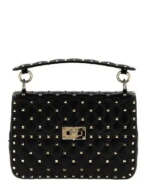 Valentino Garavani 'rockstud Spike' Shoulder Bag Black