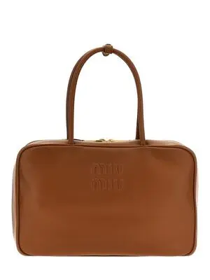 Miu Miu MIU MIU Trunk Handbag Brown