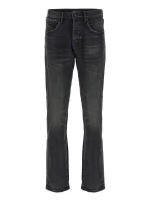 PURPLE BRAND P005 Double Dip Coated Denim Jeans - Black