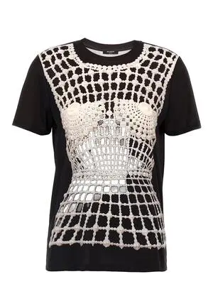 Balmain Trompe L'oeil T-shirt - Black