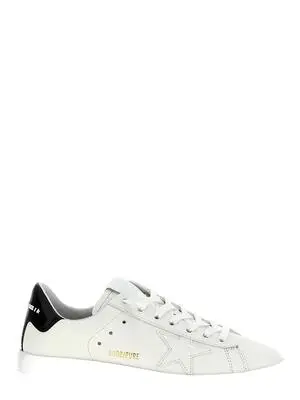 GOLDEN GOOSE GOLDEN GOOSE Pure Star Leather Sneakers Black