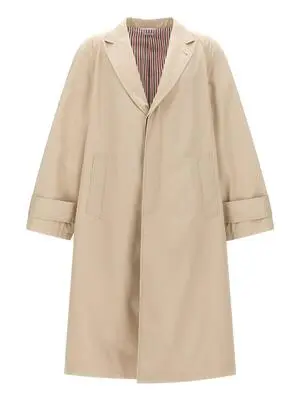 Thom Browne Water Repellent Trench Coat - Beige