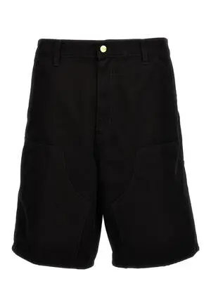 Carhartt Work In Progress Double Knee Bermuda Shorts - Black