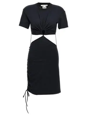 NENSI DOJAKA Cut-out T-shirt Dress - Black