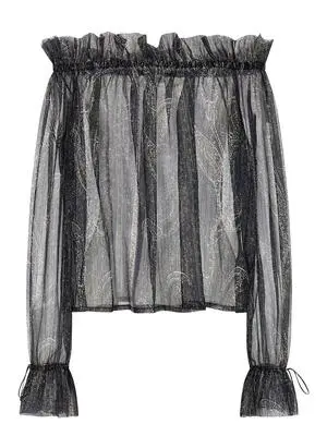 Saint Laurent Lurex Blouse - Multi