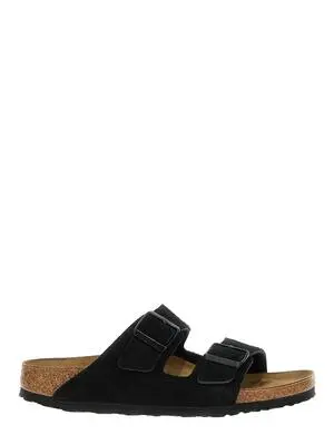 BIRKENSTOCK BIRKENSTOCK Arizona BS Suede Sandals Black