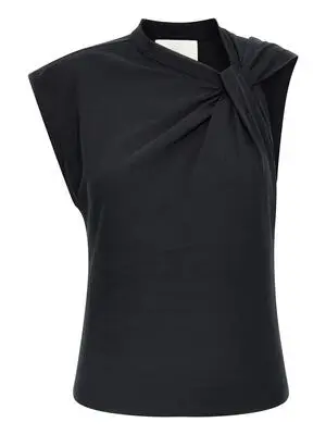 Isabel Marant Étoile Nayda Cotton Top - Black