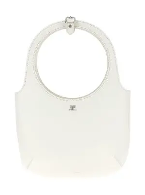 COURREGES Holy Leather Handbag - White