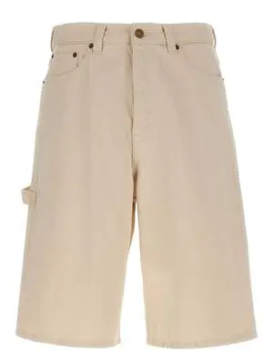 A.p.c. Westland Denim Bermuda Shorts - Beige