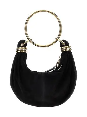 Chloé Bracelet Hobo Handbag - Black